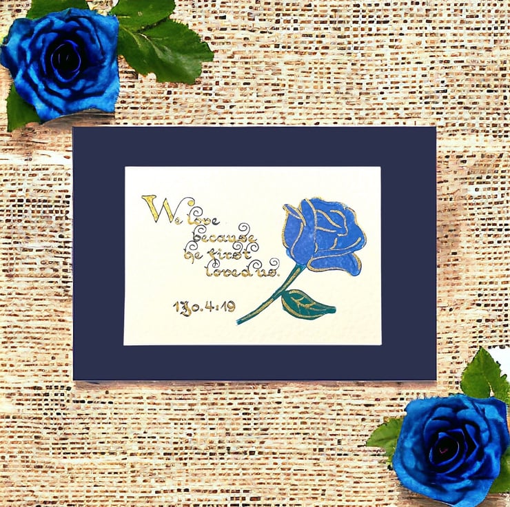 Vintage Elegance: Handcrafted Calligraphy Art w... - Folksy