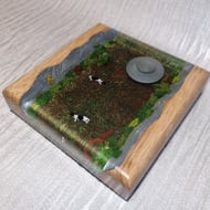 UFO Diorama Coaster - Folksy