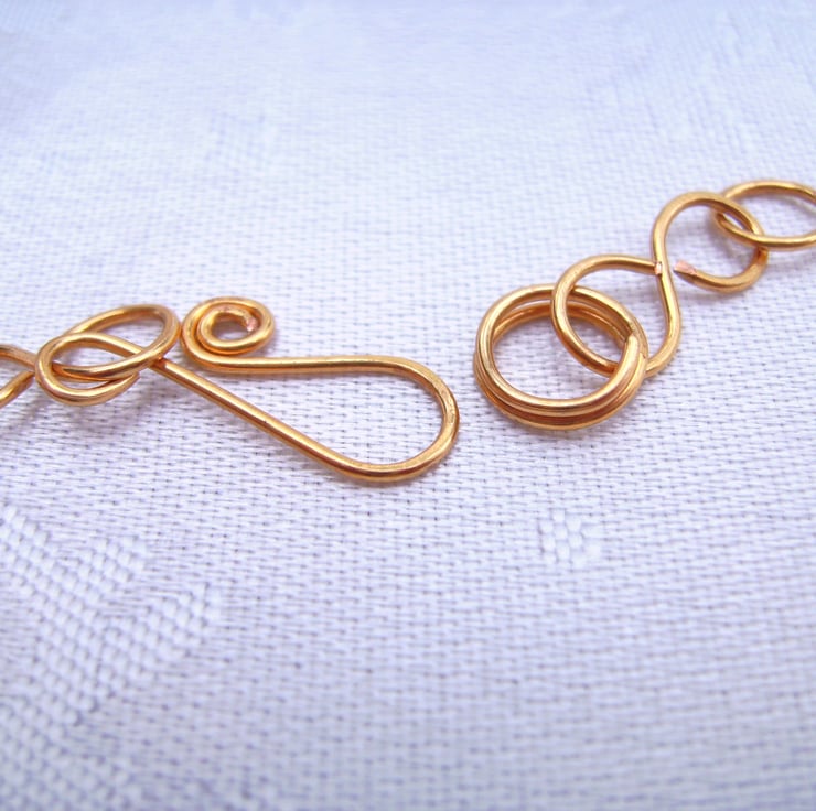 Ocean Gold Wire Work Lampwork Pendant - Folksy