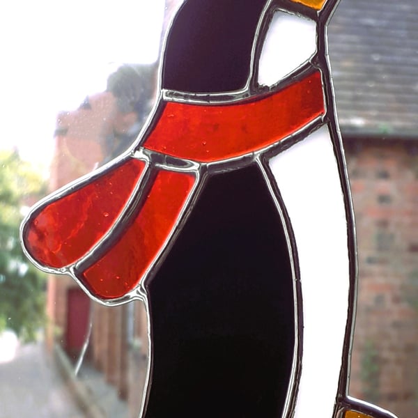 STAINED GLASS PENGUIN - Folksy