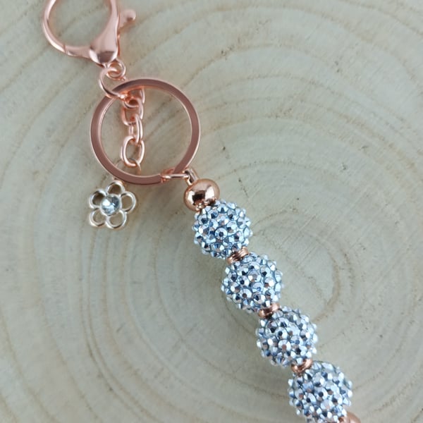 Designer keyrings on Folksy