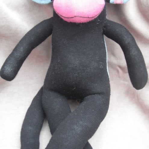 OOAK Sock Monkey - Jo - Folksy