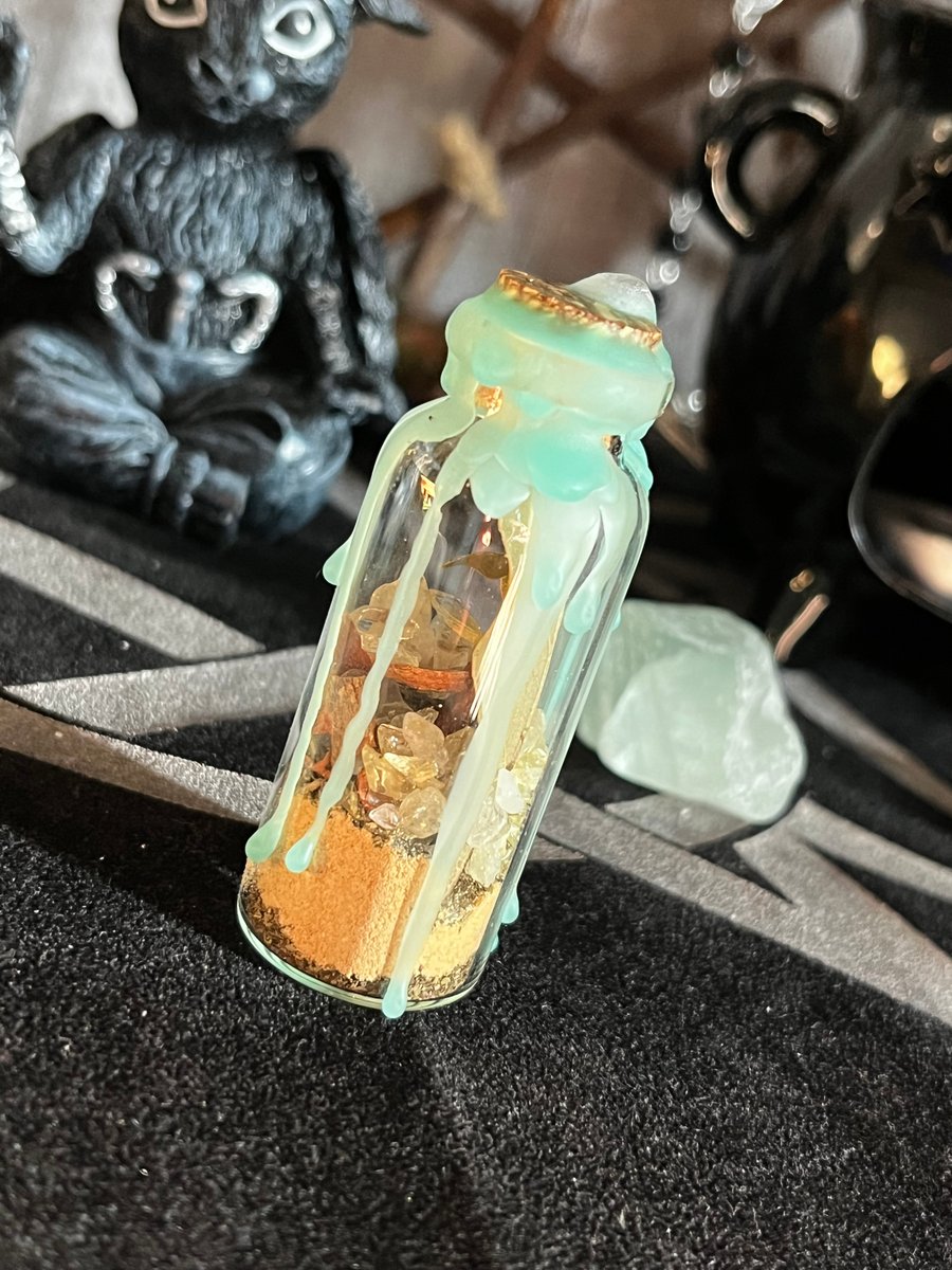 Money spell jar - Folksy