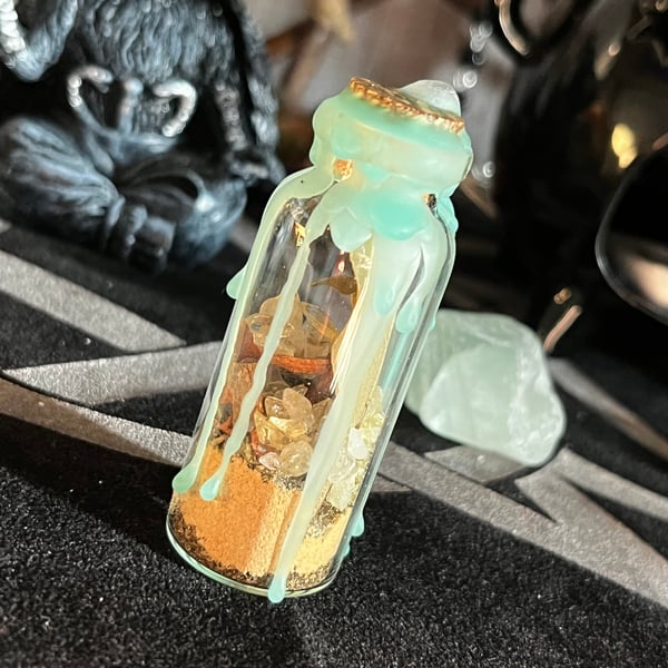 Money spell jar - Folksy