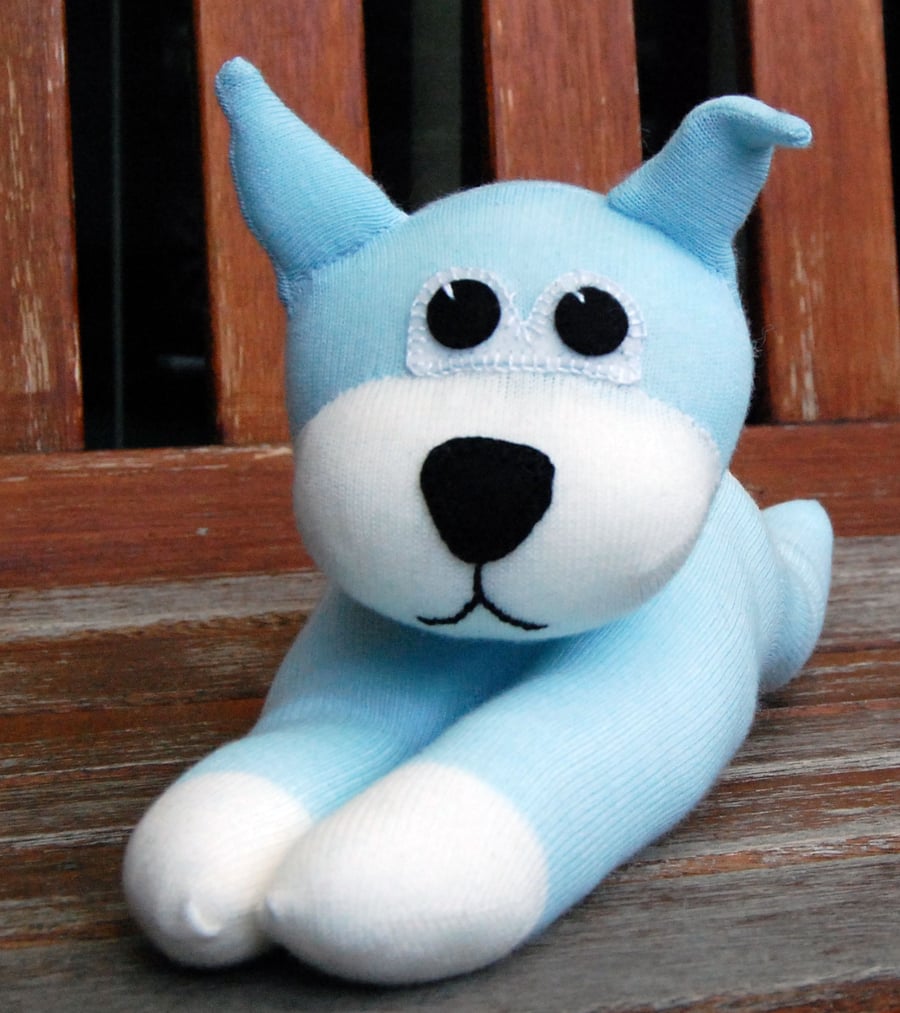 Sock Puppy Dog - Fido - Folksy