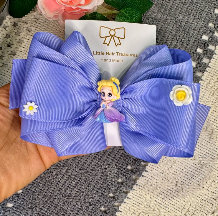 Disney Princess Hair Bow Clip - Folksy