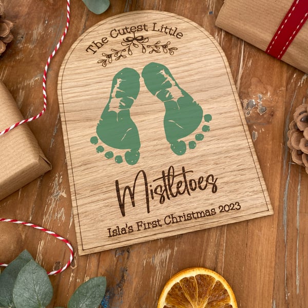 Mistletoes Plaque, Personalised Mistletoes Sign... - Folksy