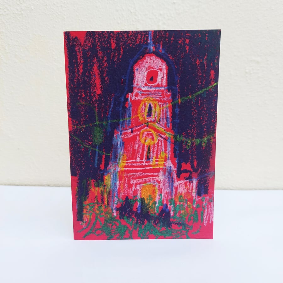 The Christmas lights of Penryn Clock Tower - Folksy