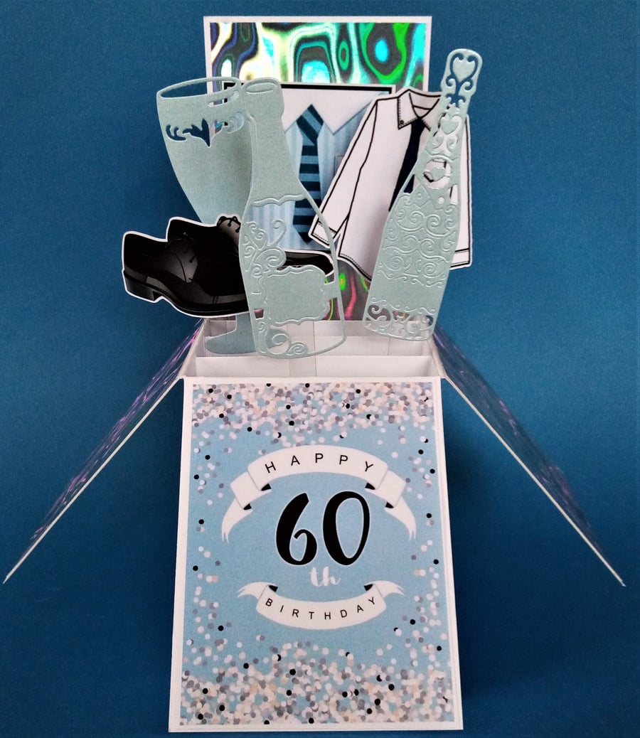 Men's 60th Birthday Card - Folksy