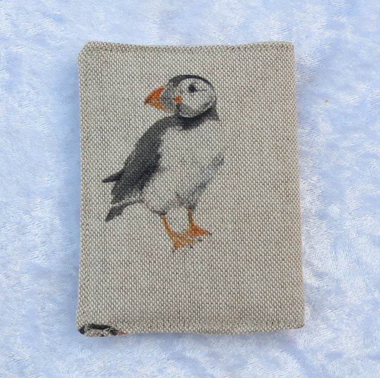 Bus Pass cover, ticket sleeve, puffin - Folksy