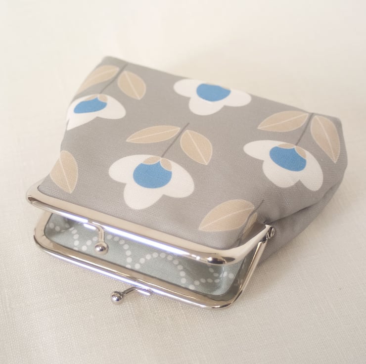 Grey Tulip Purse - Folksy