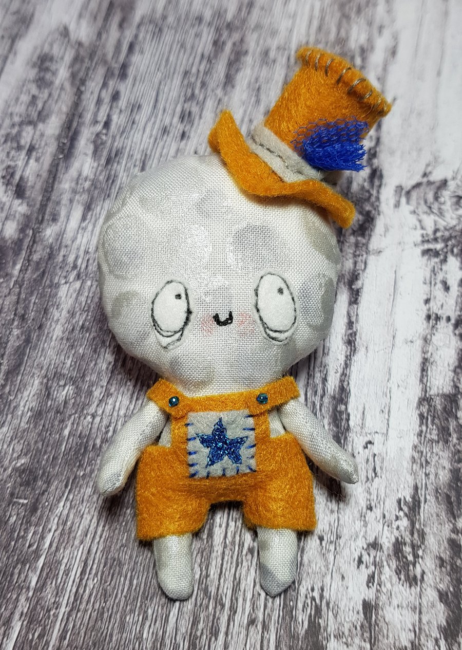 Miniature Moon Doll, Copernicus - Folksy