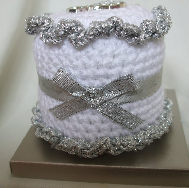 Crochet Wedding Cake Greeting Card - Folksy