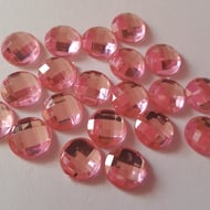 20 x Acrylic Flatback Rhinestones - Faceted - R... - Folksy