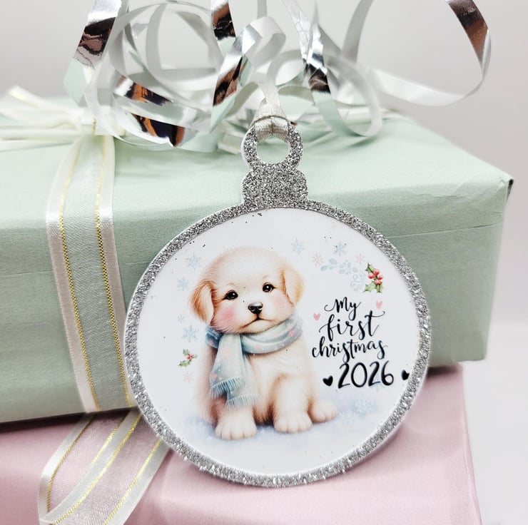 My First Christmas 2026 Gift Tags, Baby's Festi... - Folksy