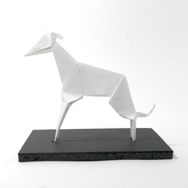 Origami Whippet,Greyhound,Sighthound. Original ... - Folksy