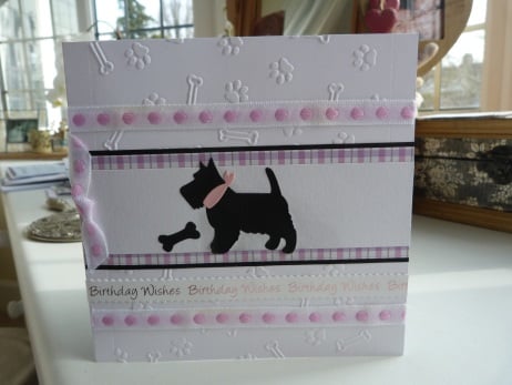 Scottie Dog Birthday Card - Folksy
