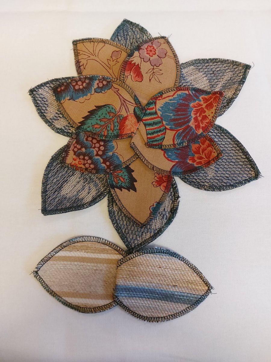 Fabric petals - Folksy