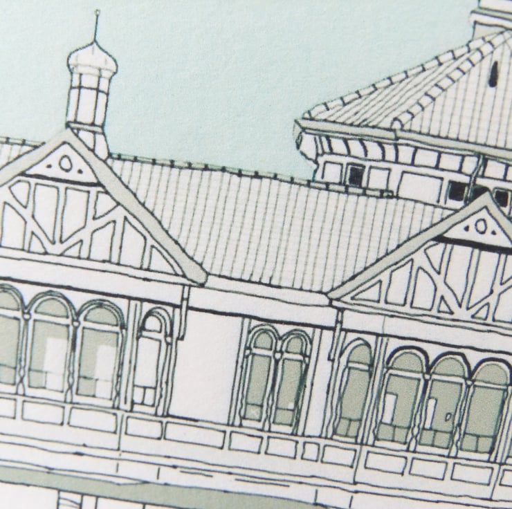 Handmade notebook - Dunoon Pier - Folksy