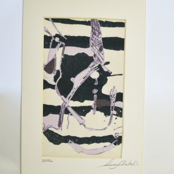 abstract screen print - Folksy