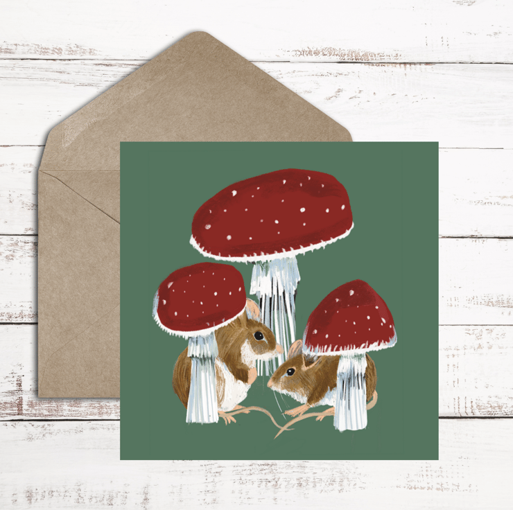 Animal Blank card set woodland animal cards - Folksy