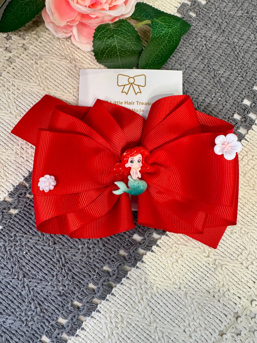 Disney Princess Hair Bow Clip - Folksy