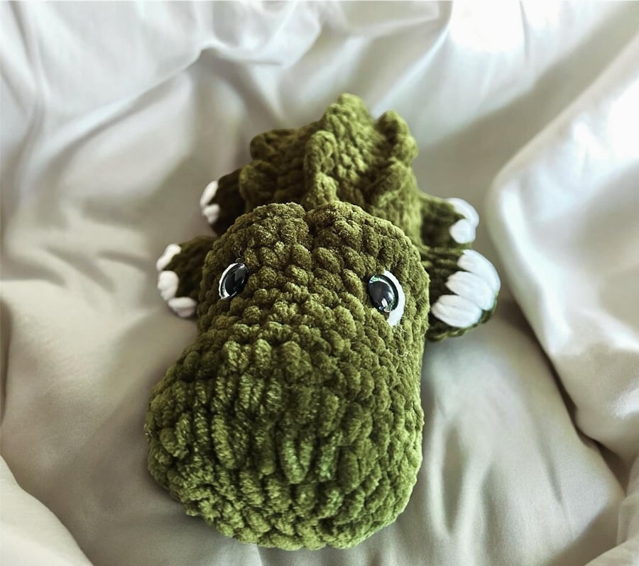 Alligator plush soft toy - Folksy