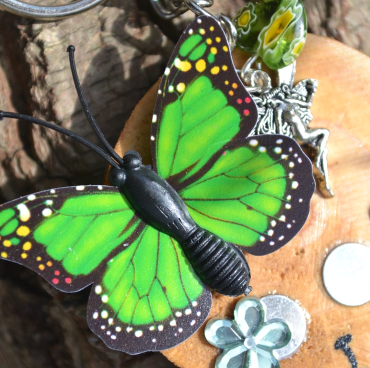 I Love Fairies key ring - Folksy