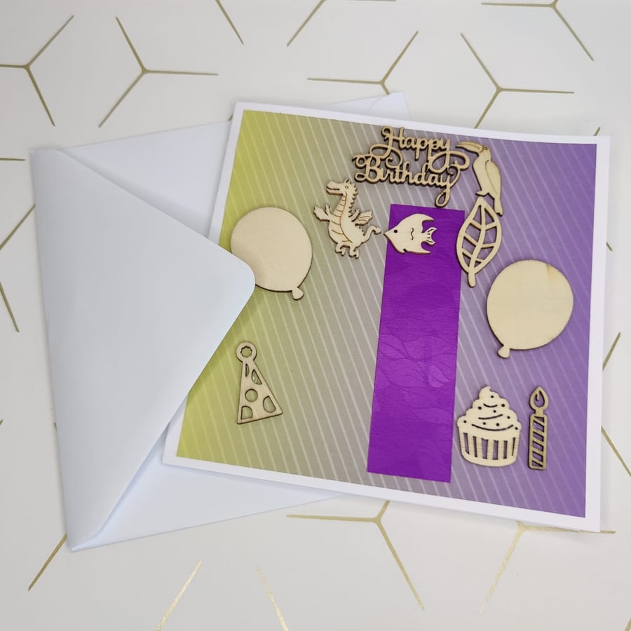 Bespoke Birthday Card - Folksy