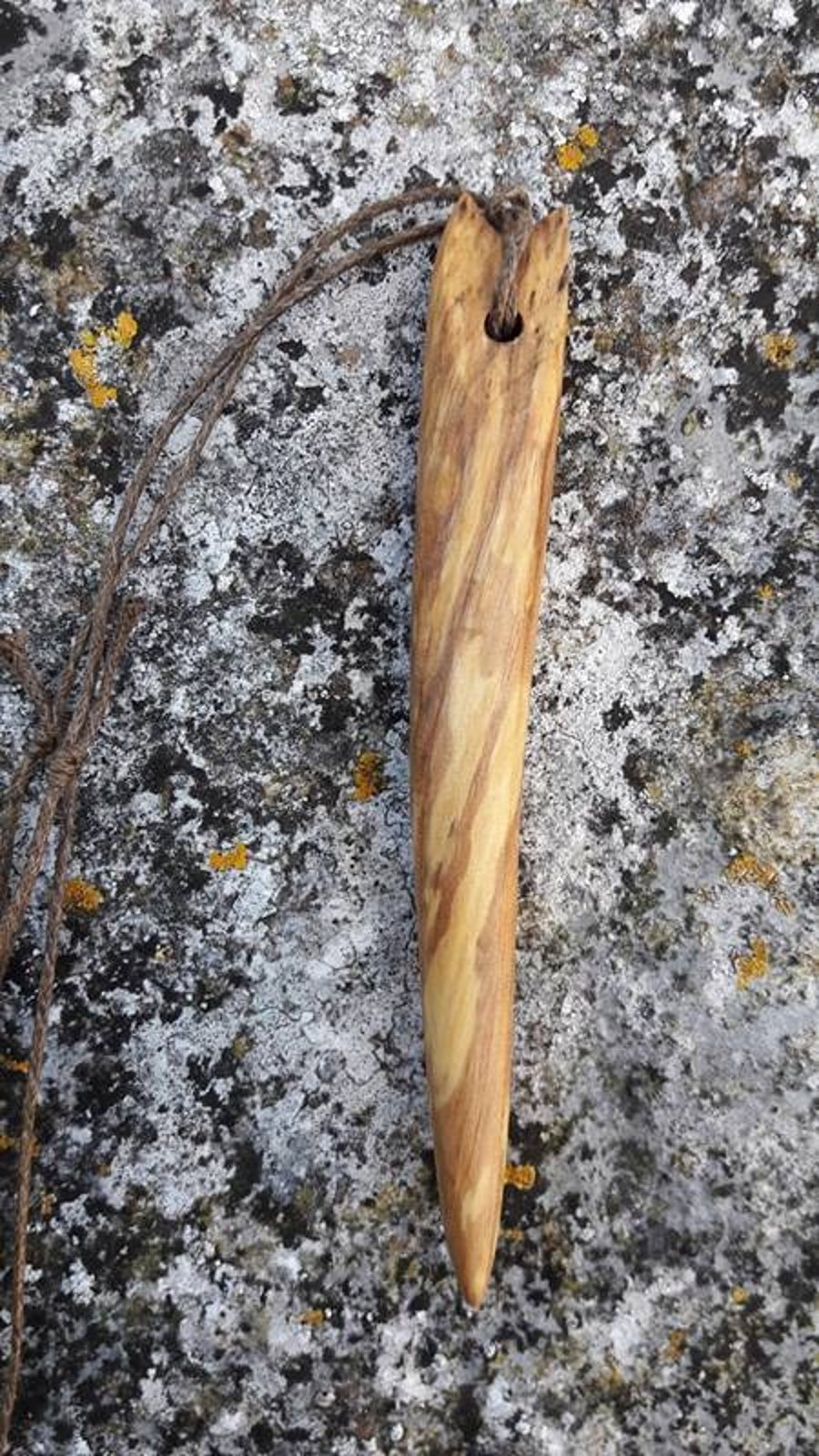 Hazel fish shaped pendant - Folksy