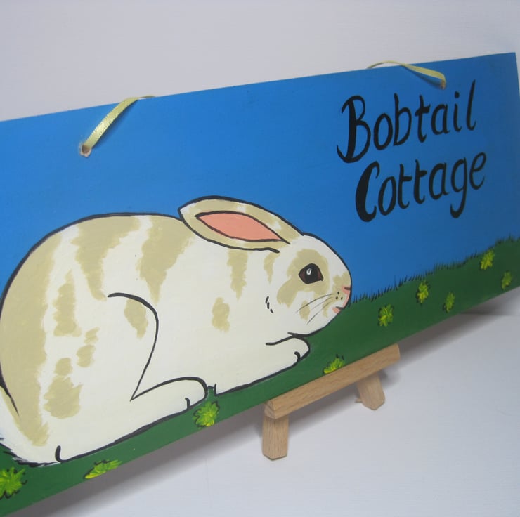 Bunny Rabbit Hutch Shed Sign SALE - Folksy