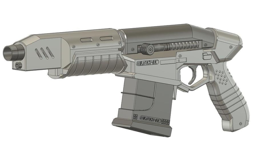 Cyberpunk 2077 - Militech Crusher Shotgun - 3D ... - Folksy