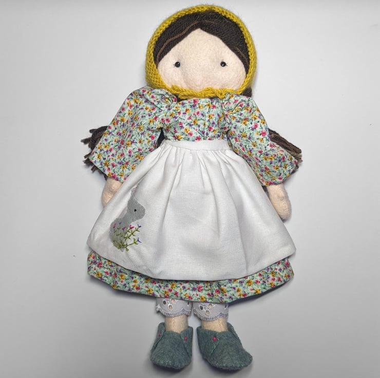 One of a kind handmade decorative doll, rag dol... - Folksy