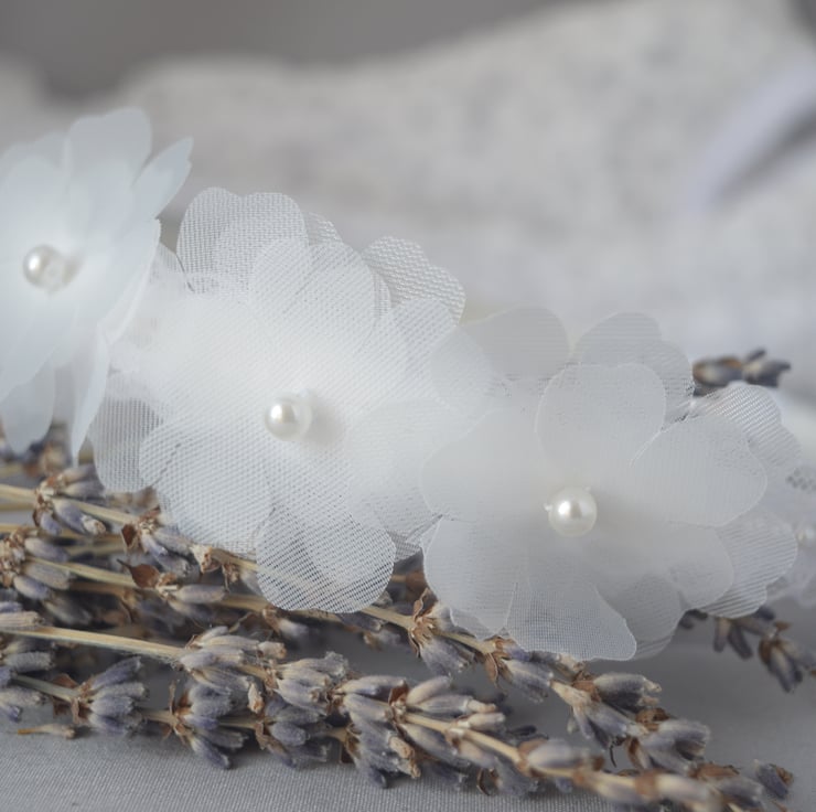 Aliceband for first holly communion christening... - Folksy