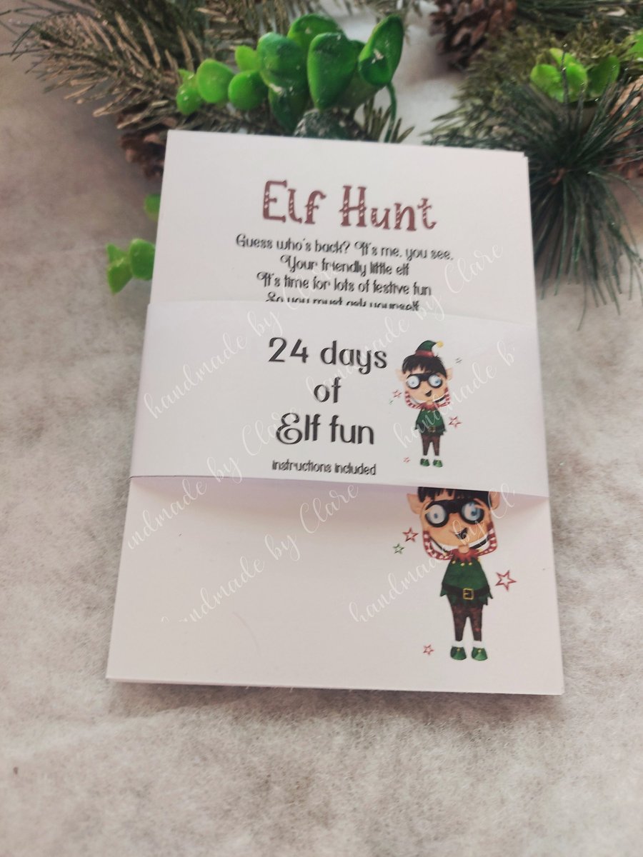 24 days of elf of the shelf activities, elf on ... - Folksy