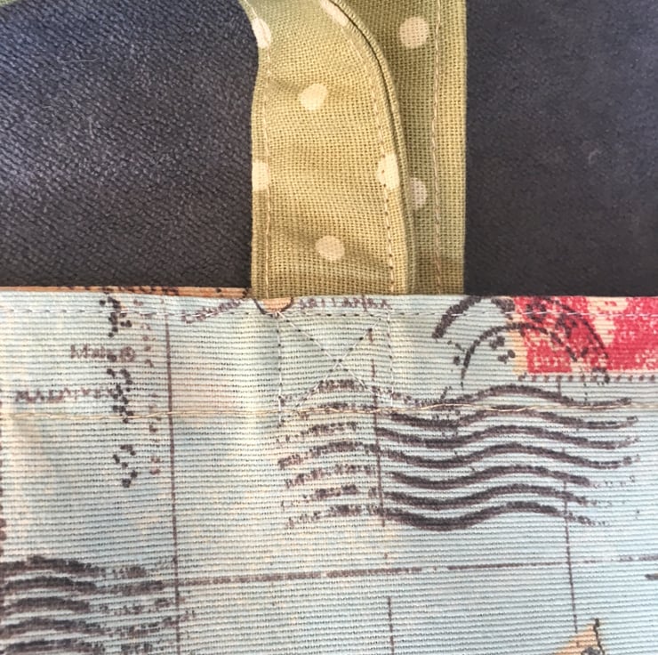 Map of the World Tote or Book bag - Folksy