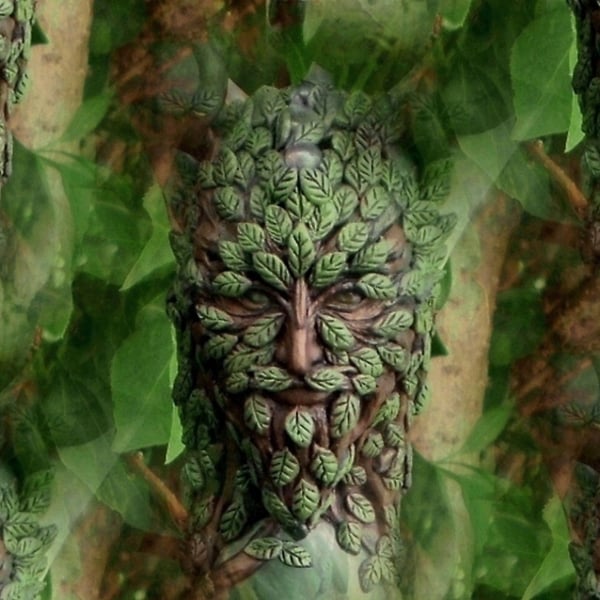 The Green man - Nature spirit fridge magnet - Folksy