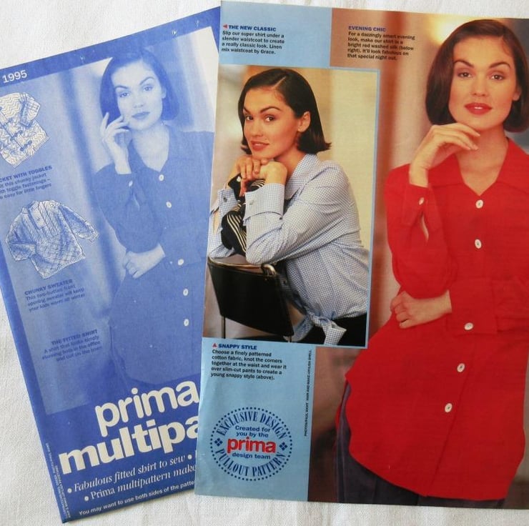 A multi-size sewing pattern for a woman's fitte... - Folksy