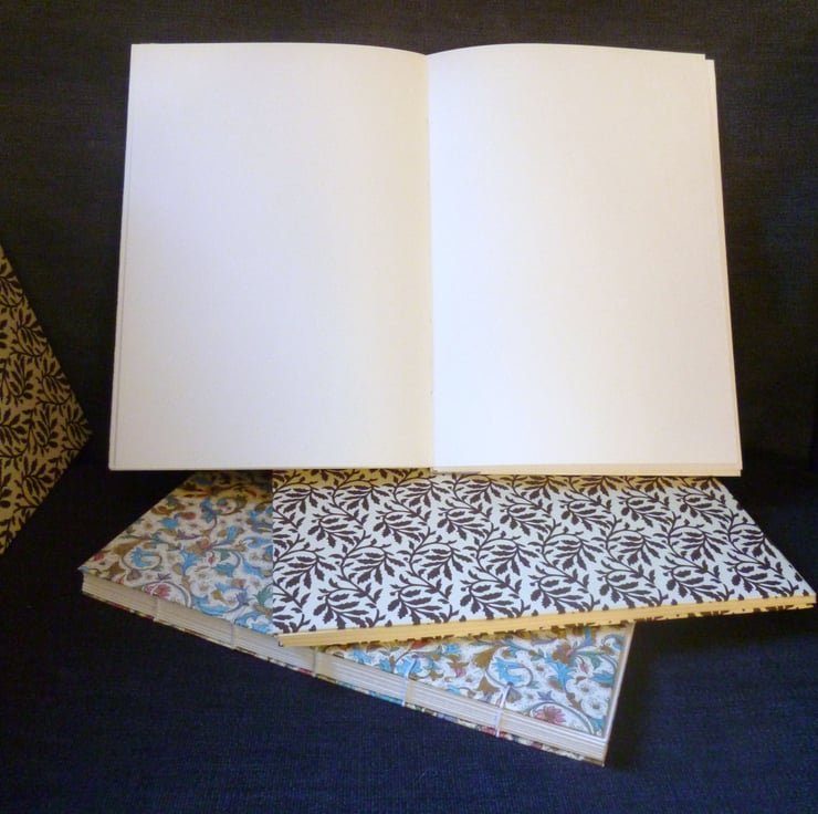 Coptic bound notebook - sketchpad - journal A5 - Folksy