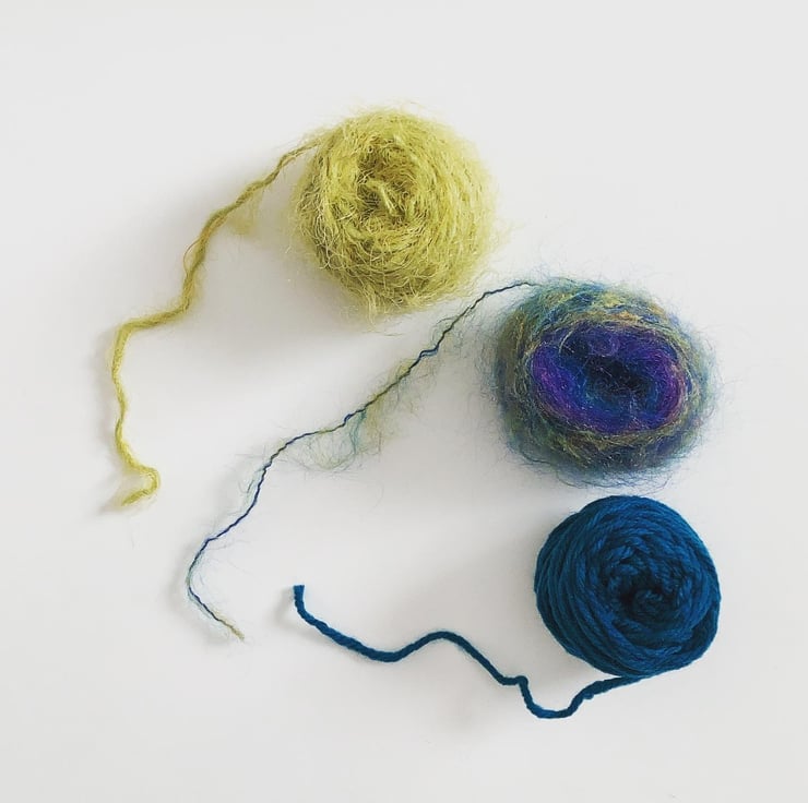 Yarn oddments, mini balls of yarn, 10g balls of... - Folksy