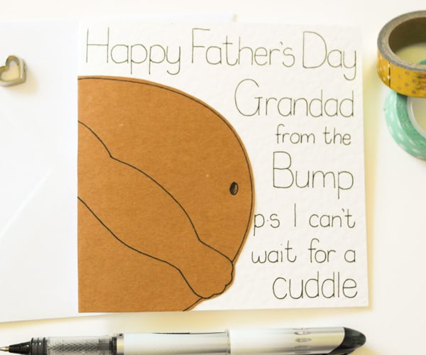 Grandad To Be Father's Day Card, Grandfather Fa... - Folksy