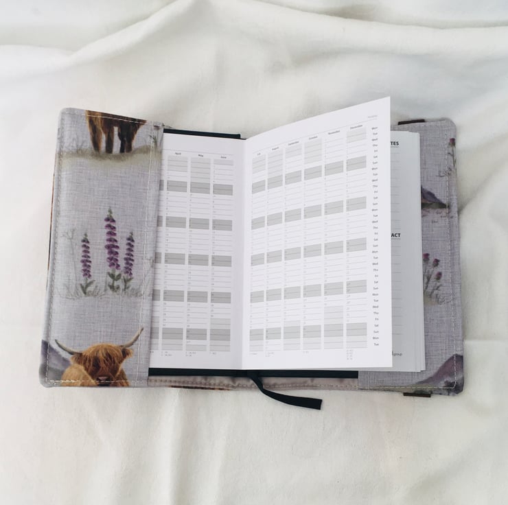 2021 Diary, Fabric Covered Diary, A6 Diary, Gif... - Folksy