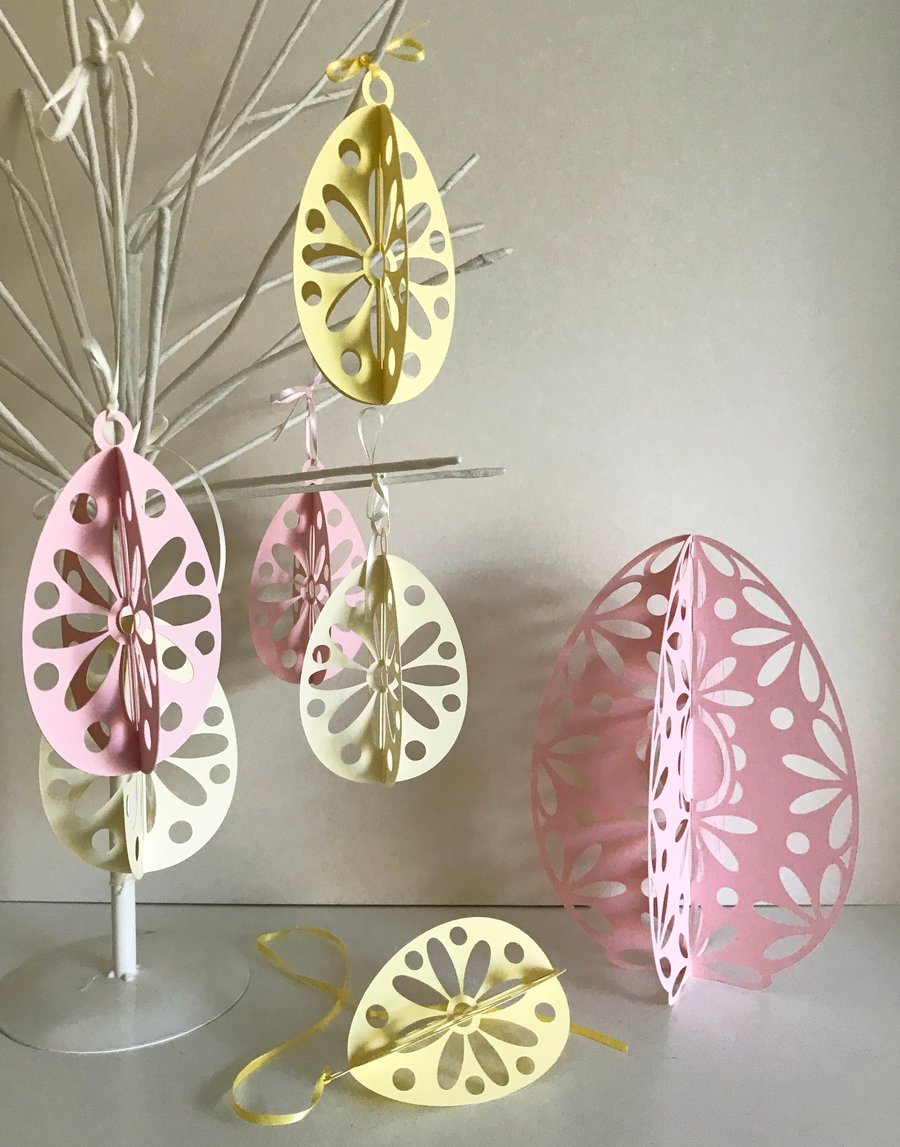 Easter paper craft templates, SVG craft pattern - Folksy