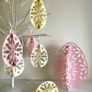 Easter paper craft templates, SVG craft pattern - Folksy