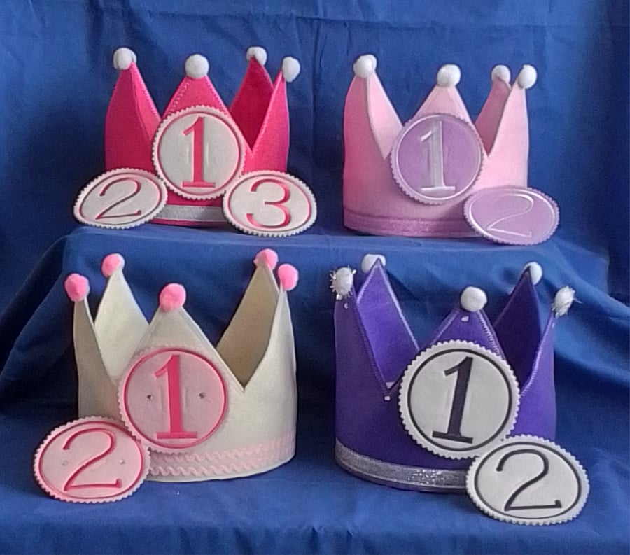 Children birthday crown - Folksy