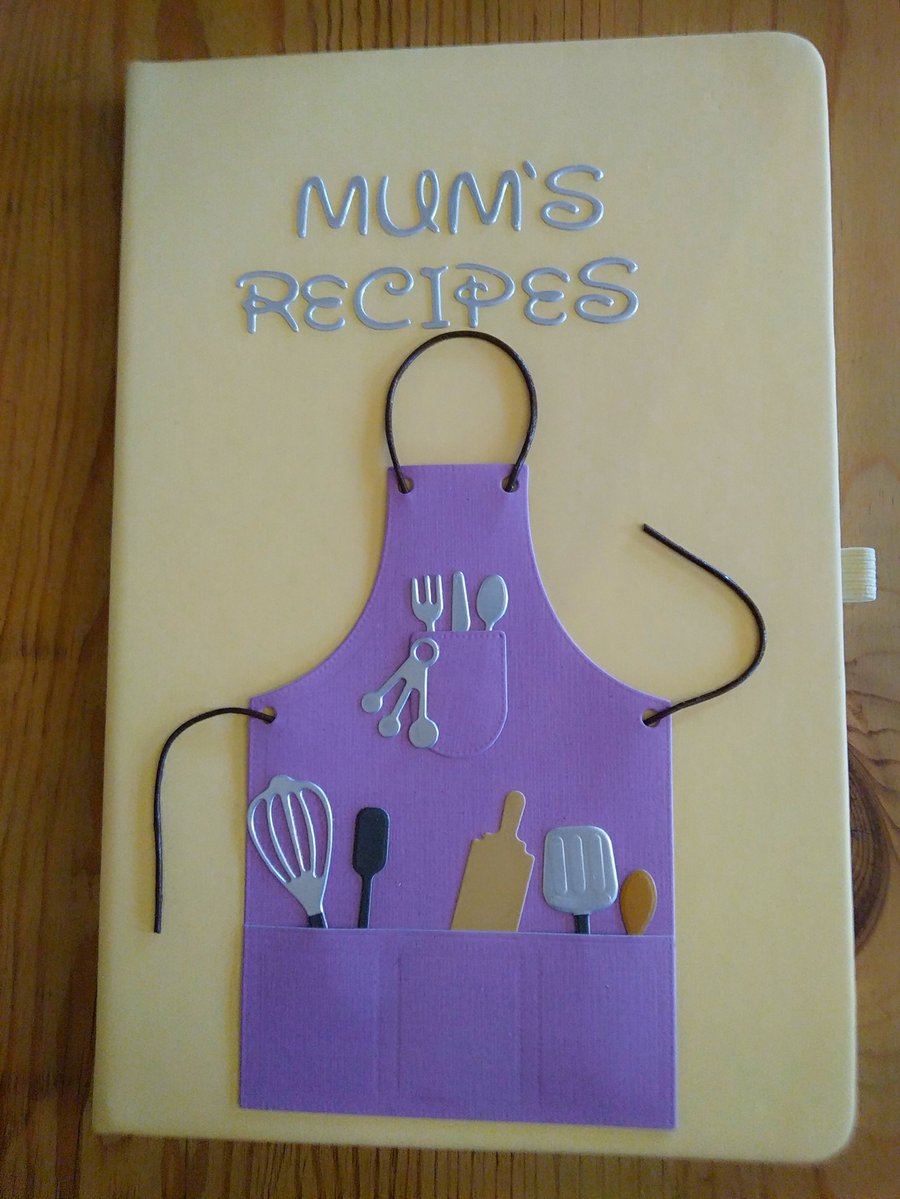 Mum's recipes notebook - Folksy
