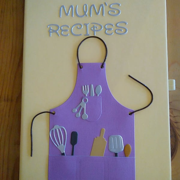 Mum's recipes notebook - Folksy