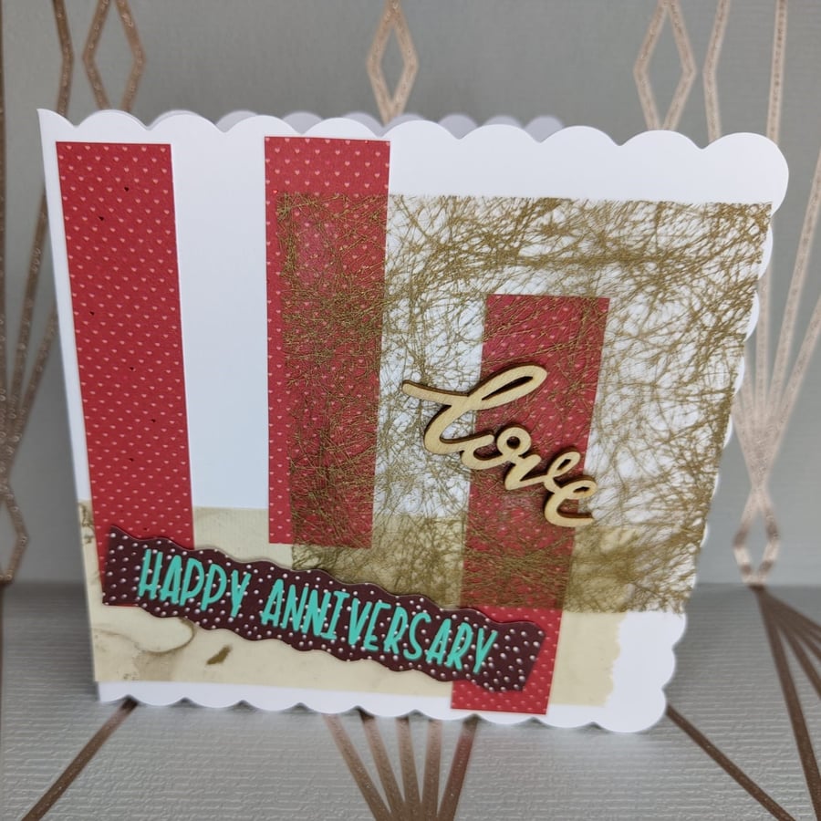 Bespoke Anniversary Card - Folksy