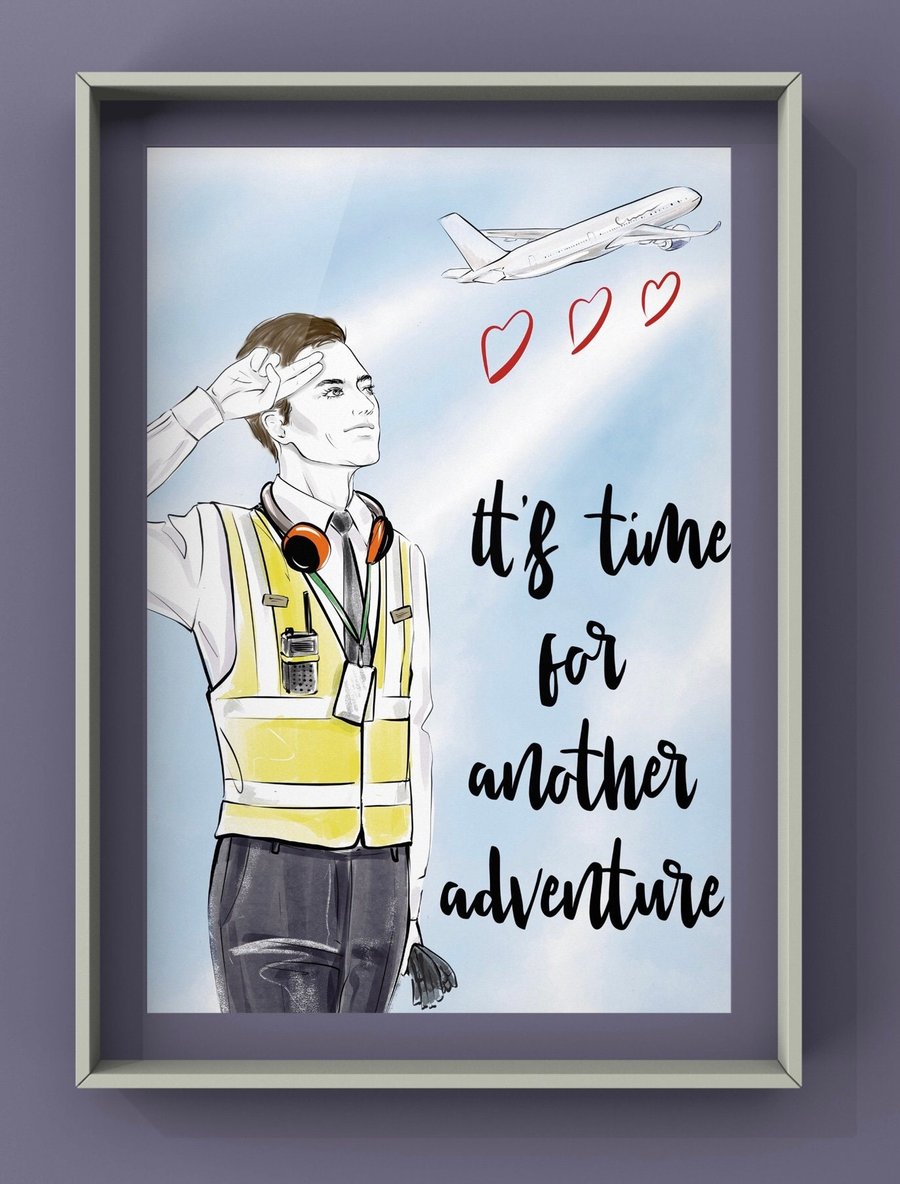 Aircraft Engineer Airline Ramp Agent Dispatcher... - Folksy
