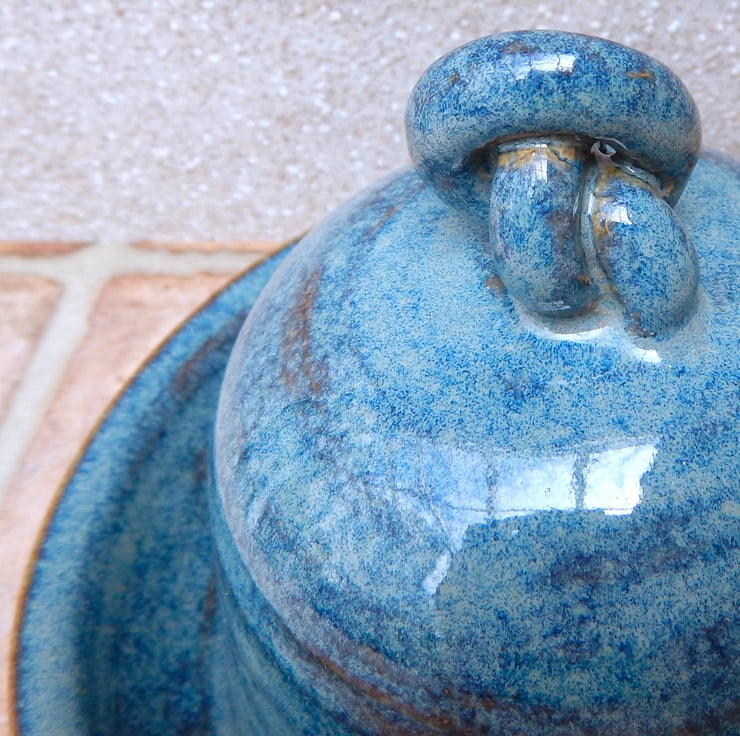 Garlic roaster baker handthrown stoneware butte... - Folksy